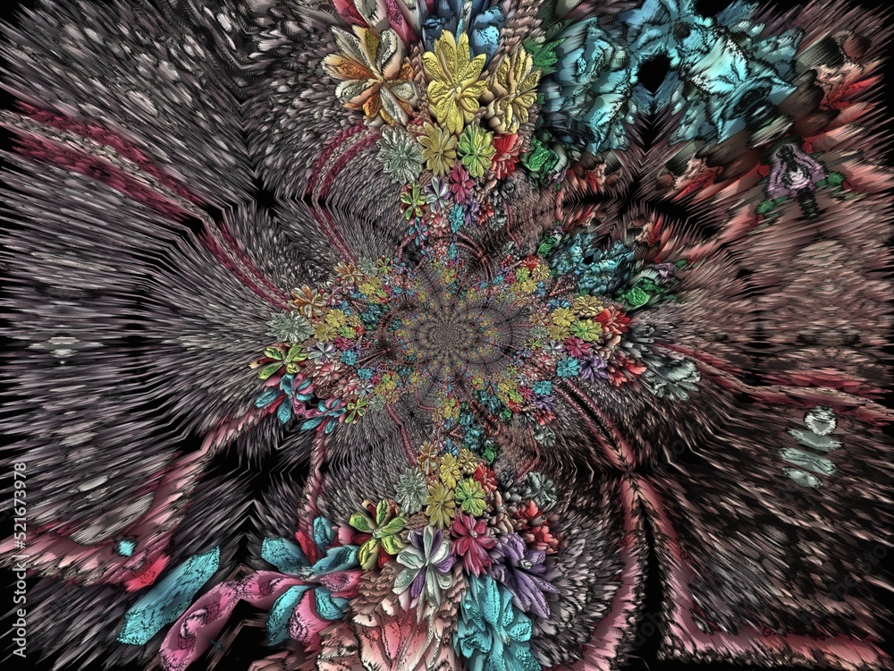 African tribal concept design for textile, flyer, brochure, magazine ...