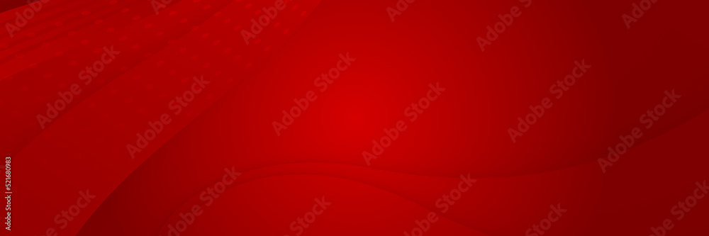 Abstract red banner background design template vector illustration with ...