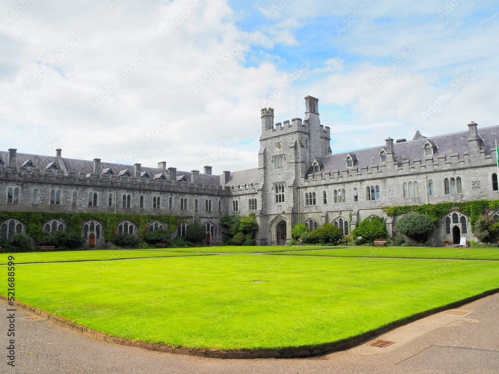 ucc, university, college, cork, battlement, ivy, architecture, castle ...
