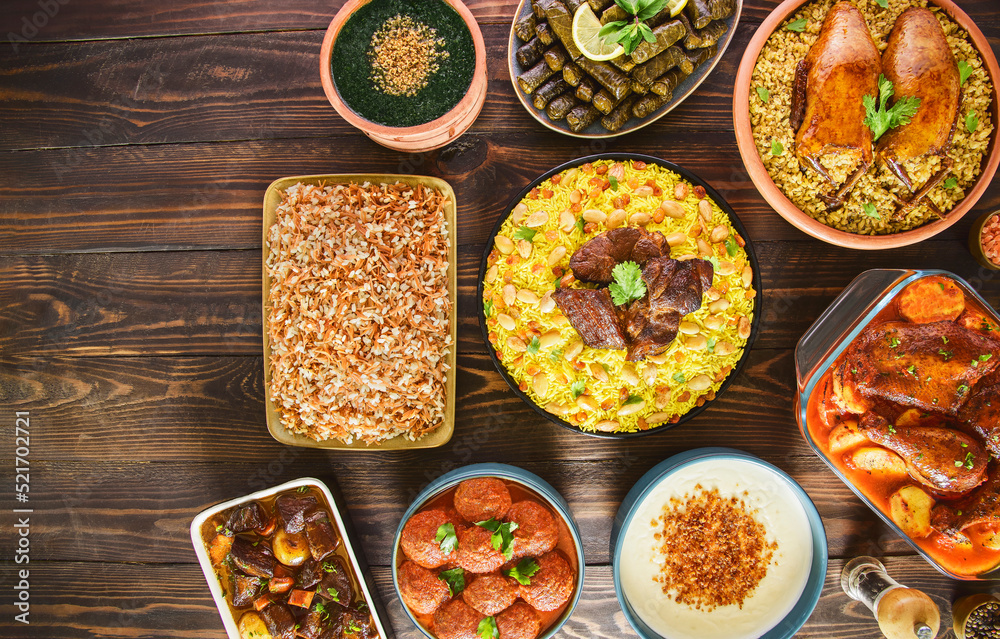 Arabic Cuisine: Middle Eastern traditional lunch. It's also Ramadan ...