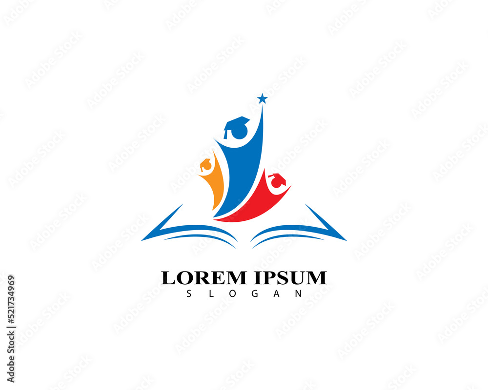 Education logo design vector template Stock Vector | Adobe Stock
