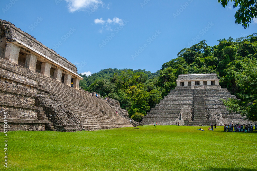 Palenque zona arqueológica, Chiapas, Mexico Stock Photo | Adobe Stock