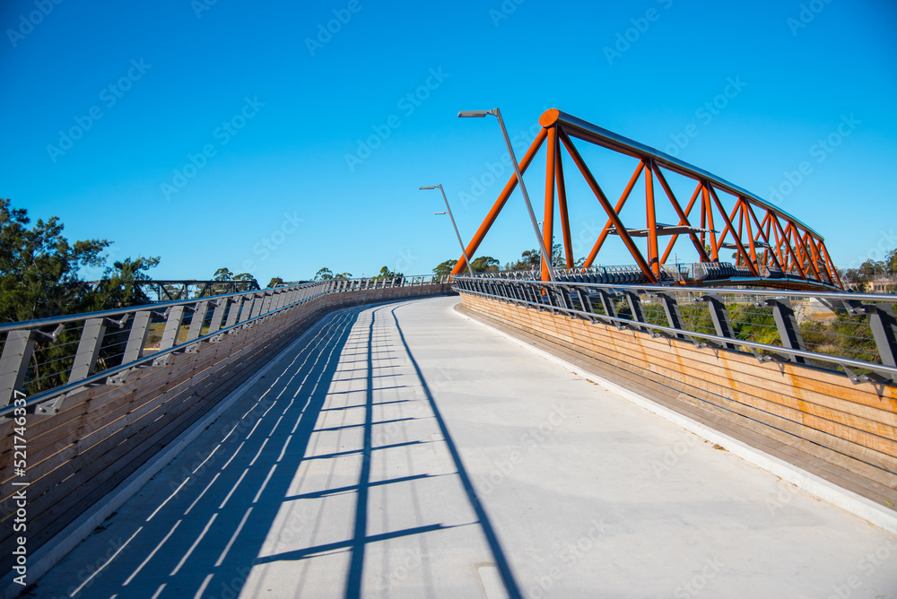 PENRITH, AUSTRALIA. - On July 16, 2019. - Yandhai Nepean Crossing new ...