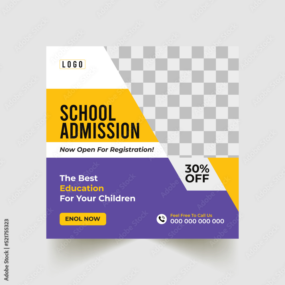 Education Banner for Kids School Admission. school university education ...