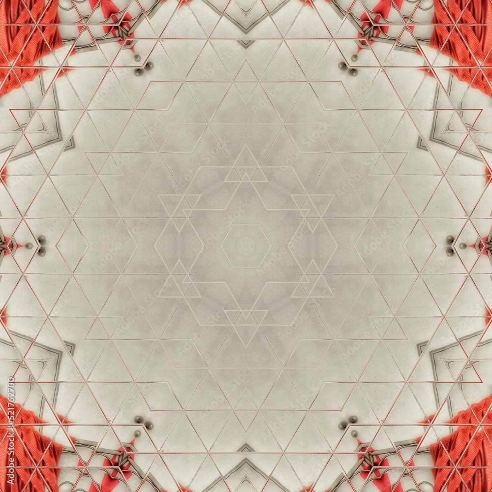 Mystical pattern design for the background. 3d illustration art for ...