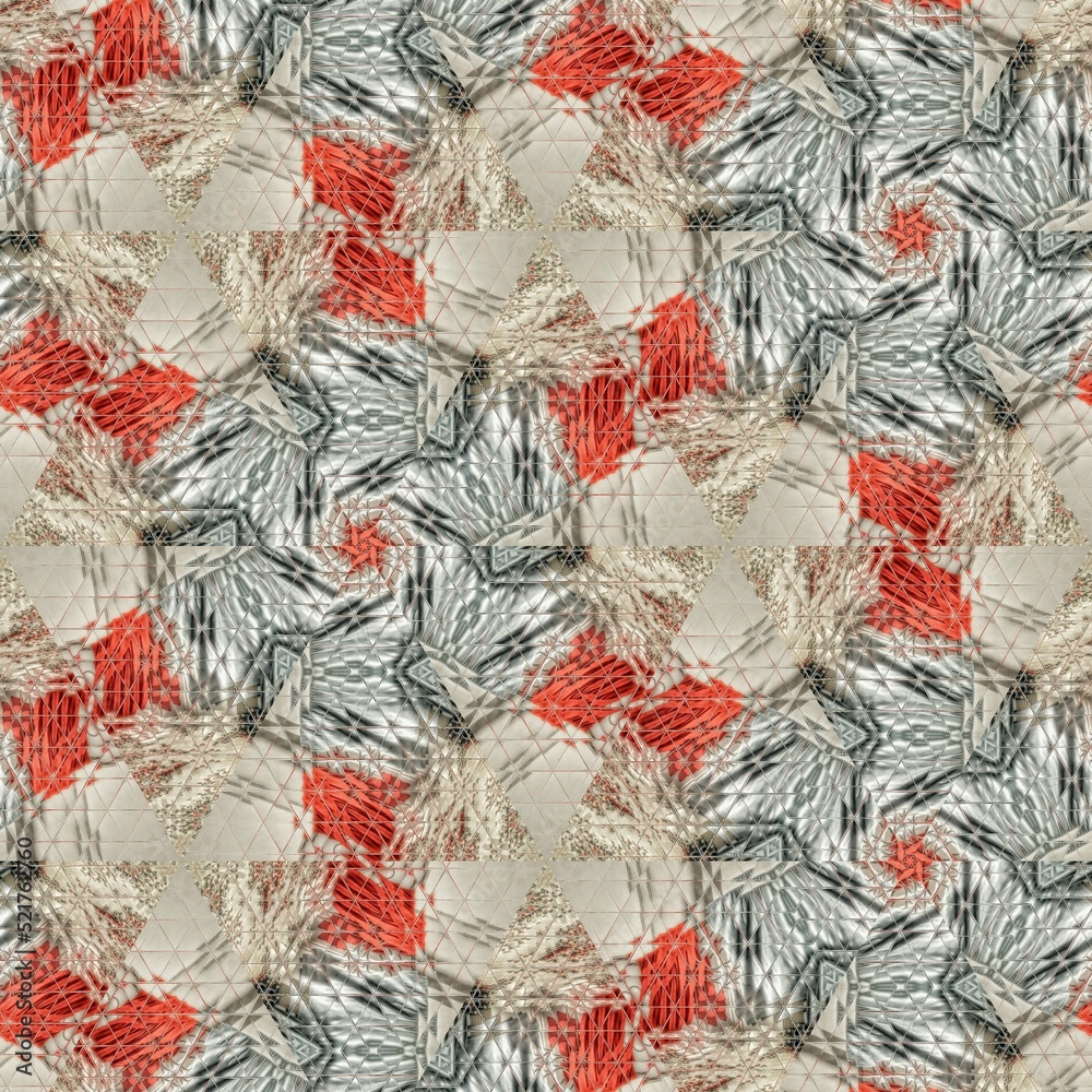 Mystical pattern design for the background. 3d illustration art for ...