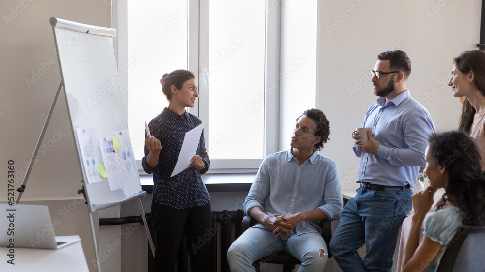 Corporate training, seminar event led by attractive skilled Indian ...