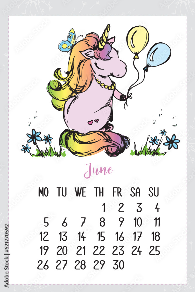 Creative Calendar June 2022