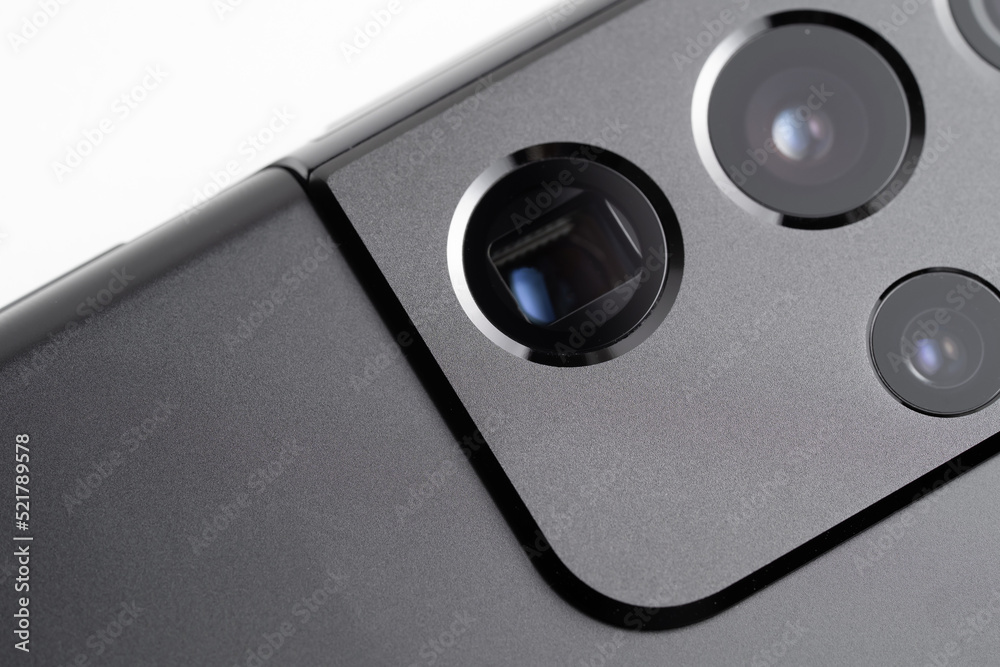 PENANG, MALAYSIA - MAR 11, 2021: Close up of the brand new Samsung ...