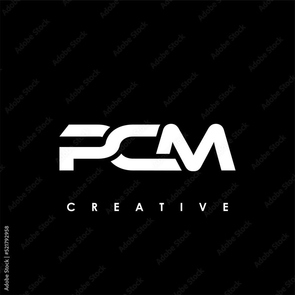 Vetor de PCM Letter Initial Logo Design Template Vector Illustration do ... Vetor de PCM Letter Initial Logo Design Template Vector Illustration do ...