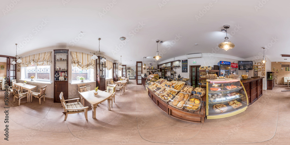 Full spherical seamless hdri panorama 360 degrees view in interior of ...