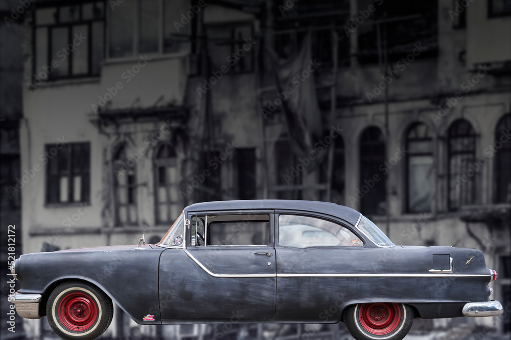 Hannover, Germany, July 23, 2022: Pontiac, side view of classic car ...