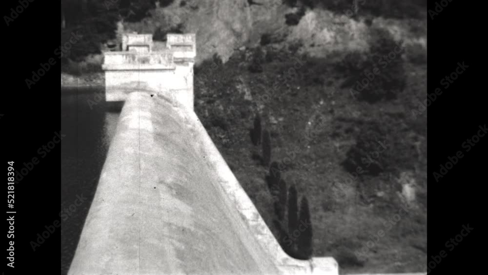 Loch Raven Dam 1931 - Views of Loch Raven Dam, which impounds the Big ...