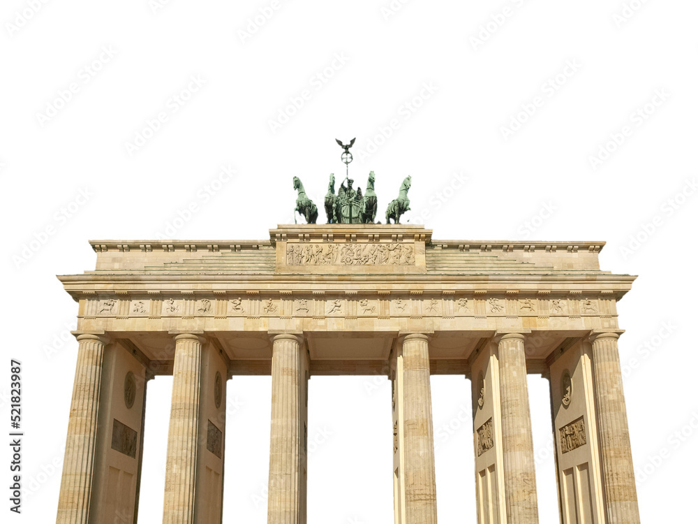 Brandenburger Tor (Brandenburg Gate) in Berlin transparent PNG Stock ...