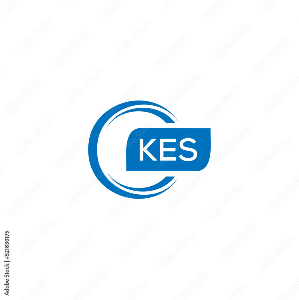 Vektorová grafika „KES letter design for logo and icon.KES typography ...