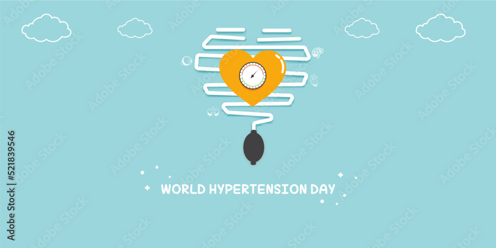 Hypertension patient treatment Concept. Blood pressure monitor ...