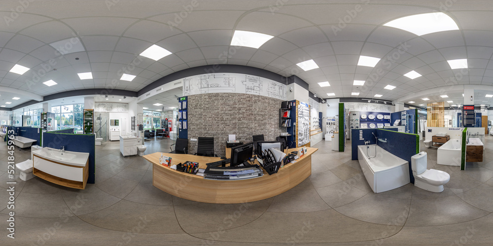 Full spherical seamless hdri panorama 360 degrees angle inside interior ...