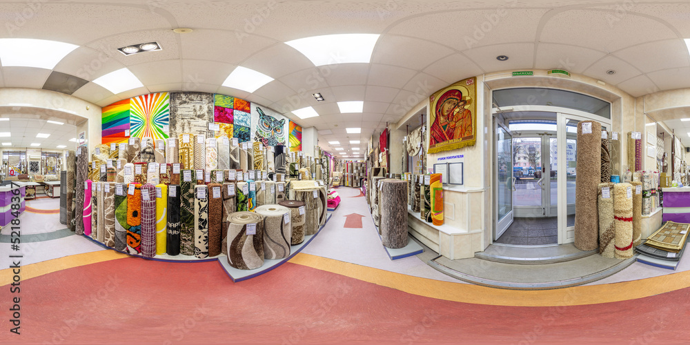 Full seamless hdri panorama 360 degrees angle view inside interior of ...