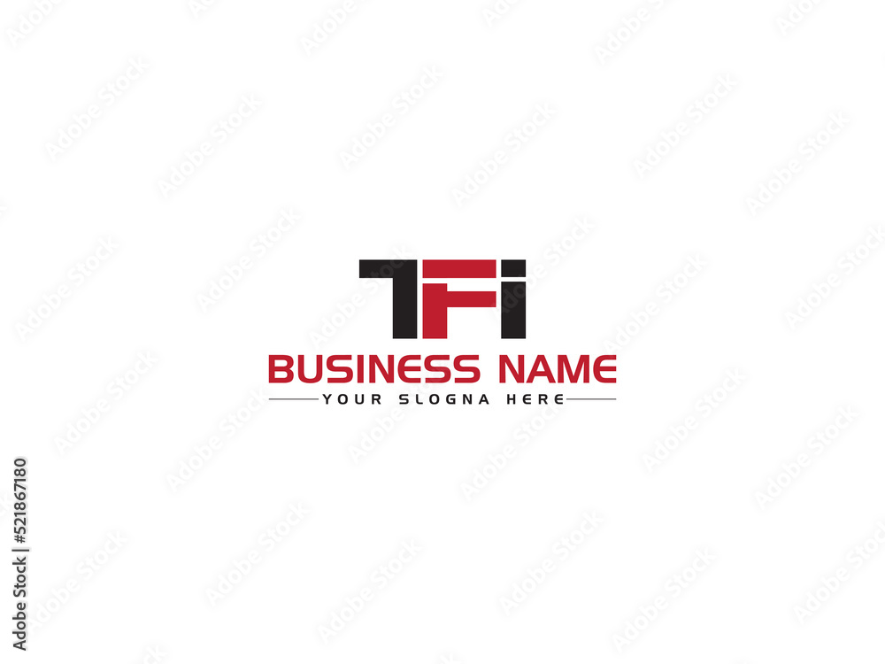 Colorful TFI t f i Logo Letter Vector Icon Design For Your Creative ...