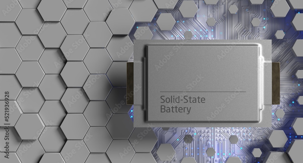 Solid State Battery EV Electric Vehicle Energy Technology Stock ...