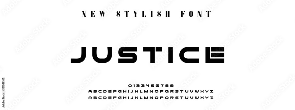 JUSTICE Modern Bold Font. Regular Italic Number Typography urban style ... JUSTICE Modern Bold Font. Regular Italic Number Typography urban style ...
