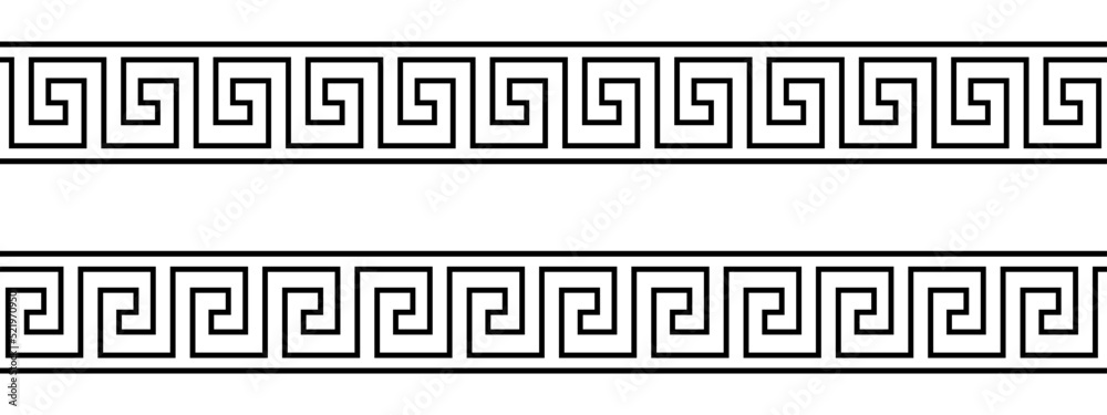 Seamless Greek key patterns Stock Vector | Adobe Stock
