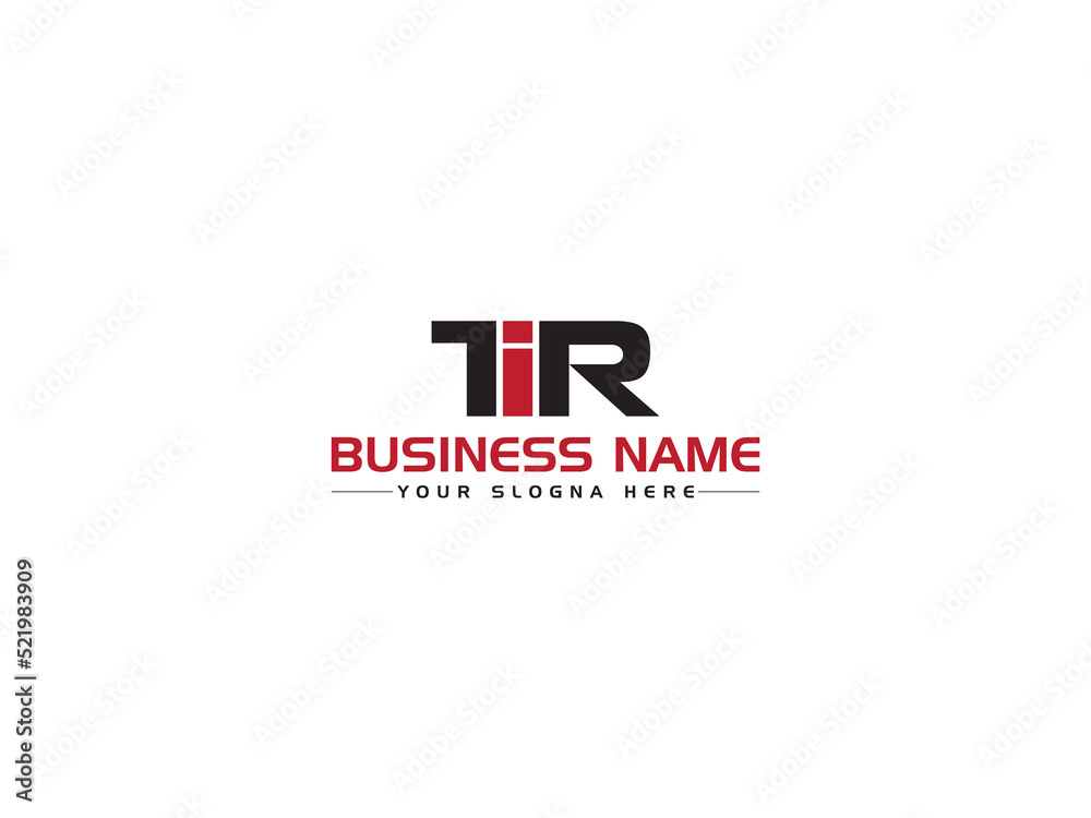 Letter TIR t i r Logo Icon Vector With Colorful Three Letter Design For ...