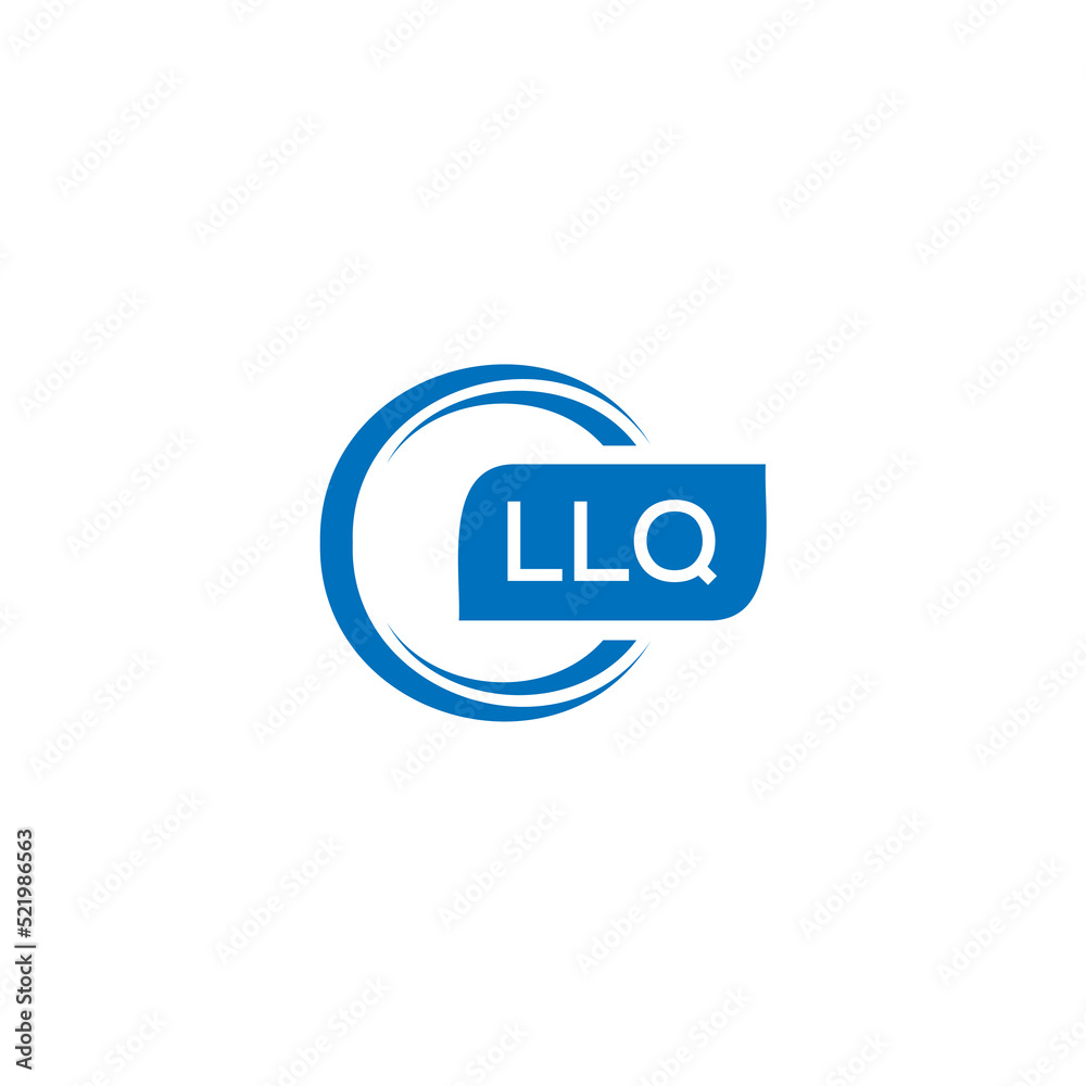 LLQ letter design for logo and icon.LLQ typography for technology ...