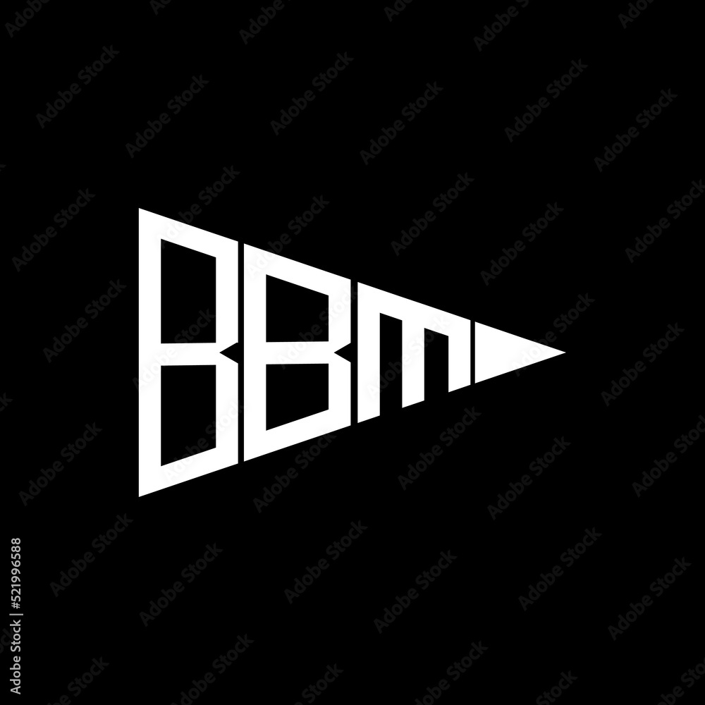 BBM letter logo design.BBM creative initials monogram vector letter ...