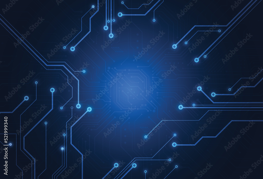 Abstract digital background with technology circuit board texture ...