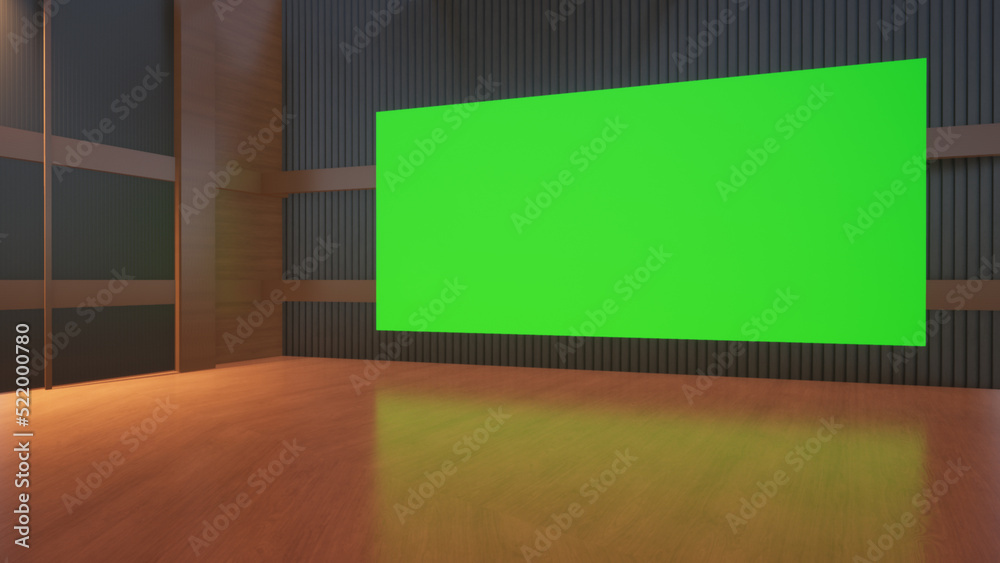 Virtual Studio Background set illustration Stock Illustration | Adobe Stock