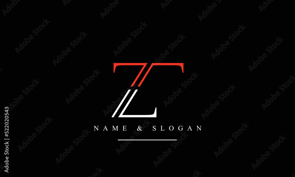 TZ, ZT, T, Z abstract letters logo monogram Stock Vector | Adobe Stock