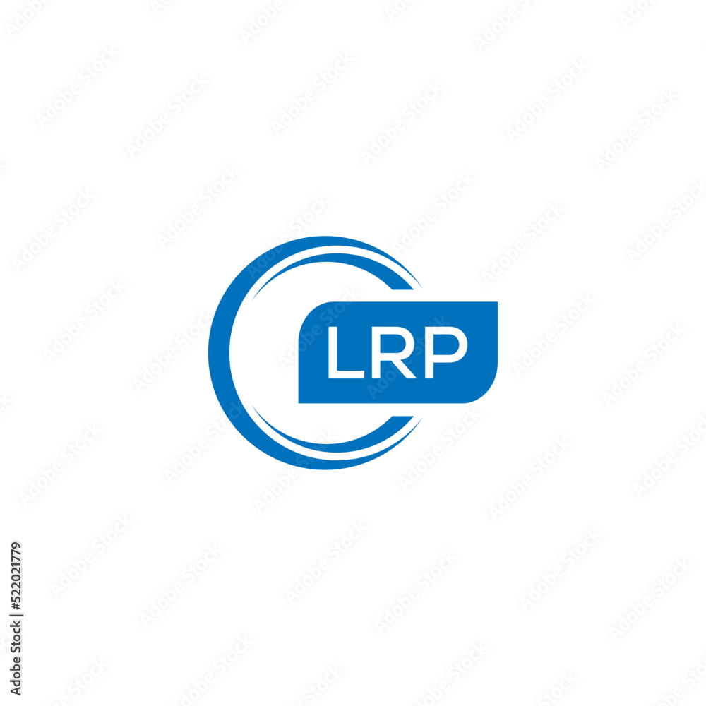 LRP letter design for logo and icon.LRP typography for technology ...