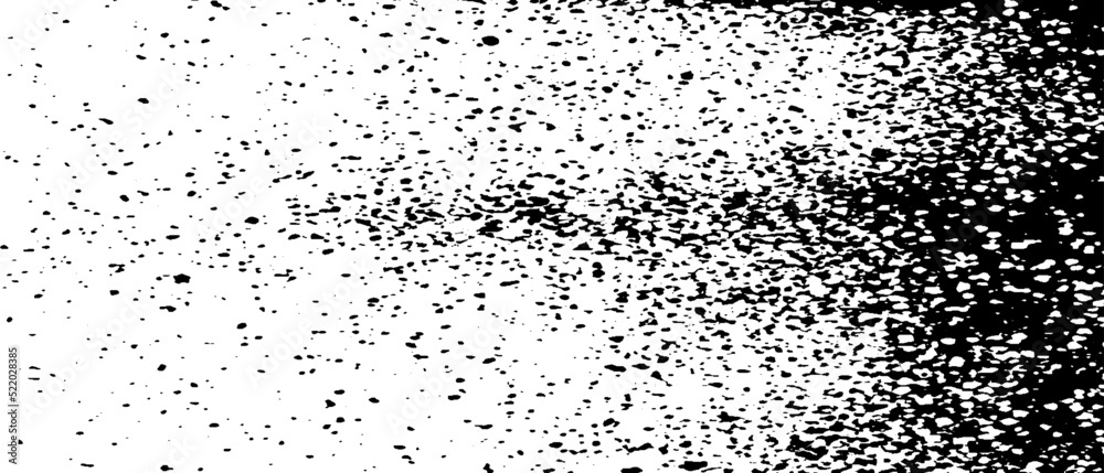 Small uneven spots and particles of debris. Abstract vector texture ...