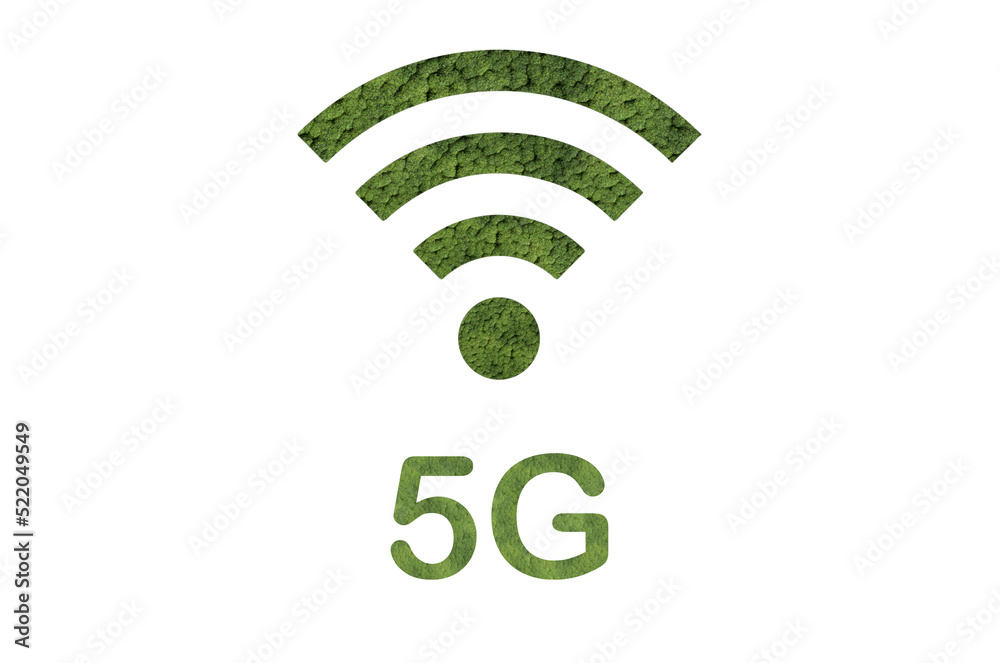 3D Realistic network logo 5G network connection 5G logo Stock ...