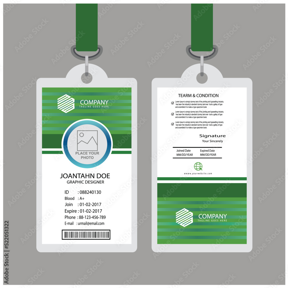 Print ready Id Card, Business Id Card, best id card design ... Print ready Id Card, Business Id Card, best id card design ...