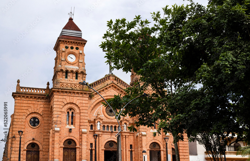 Yolombo, Antioquia - Colombia. July 24, 2022. Parroquia San Lorenzo, is ...