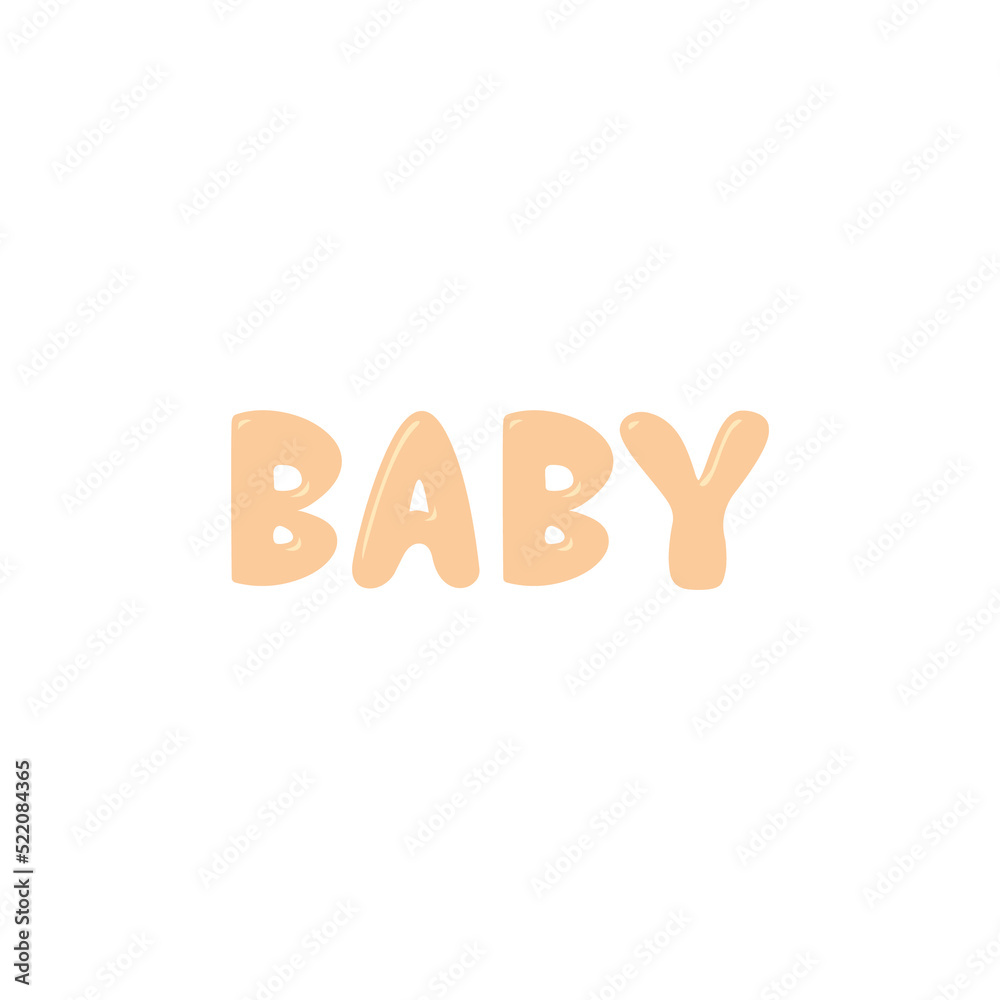 Baby Vector set of abstract logo design templates in simple linear ...