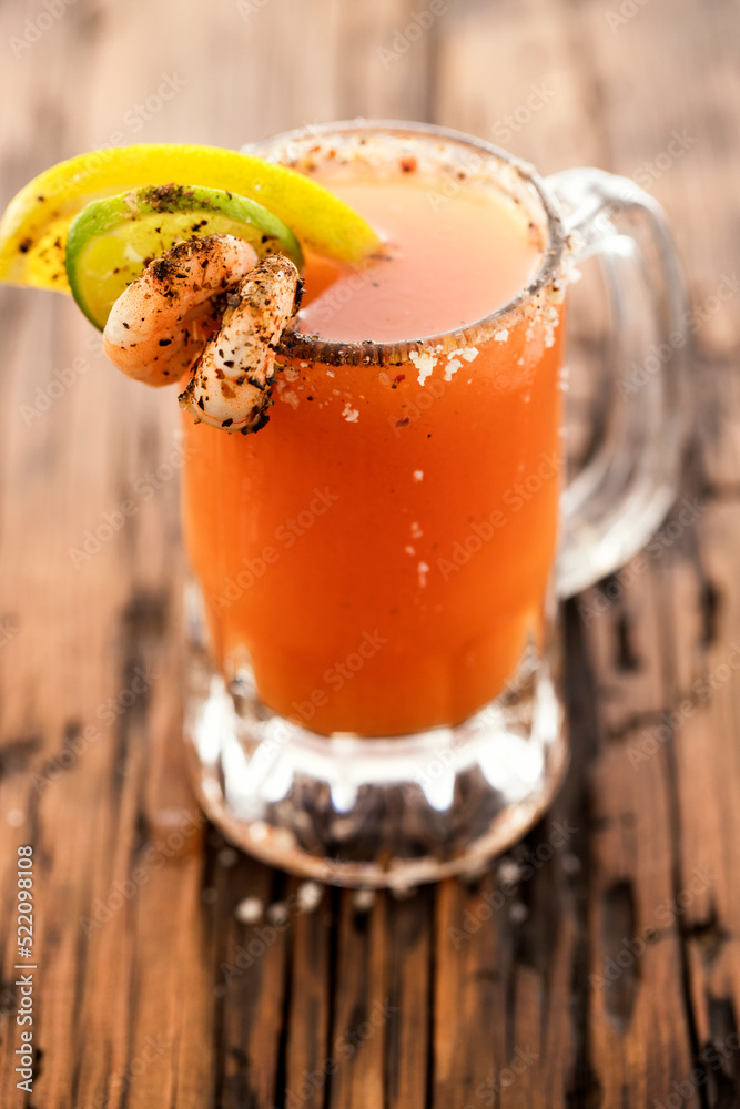 Foto de La michelada es una bebida alcohólica Mexicana que se prepara ...