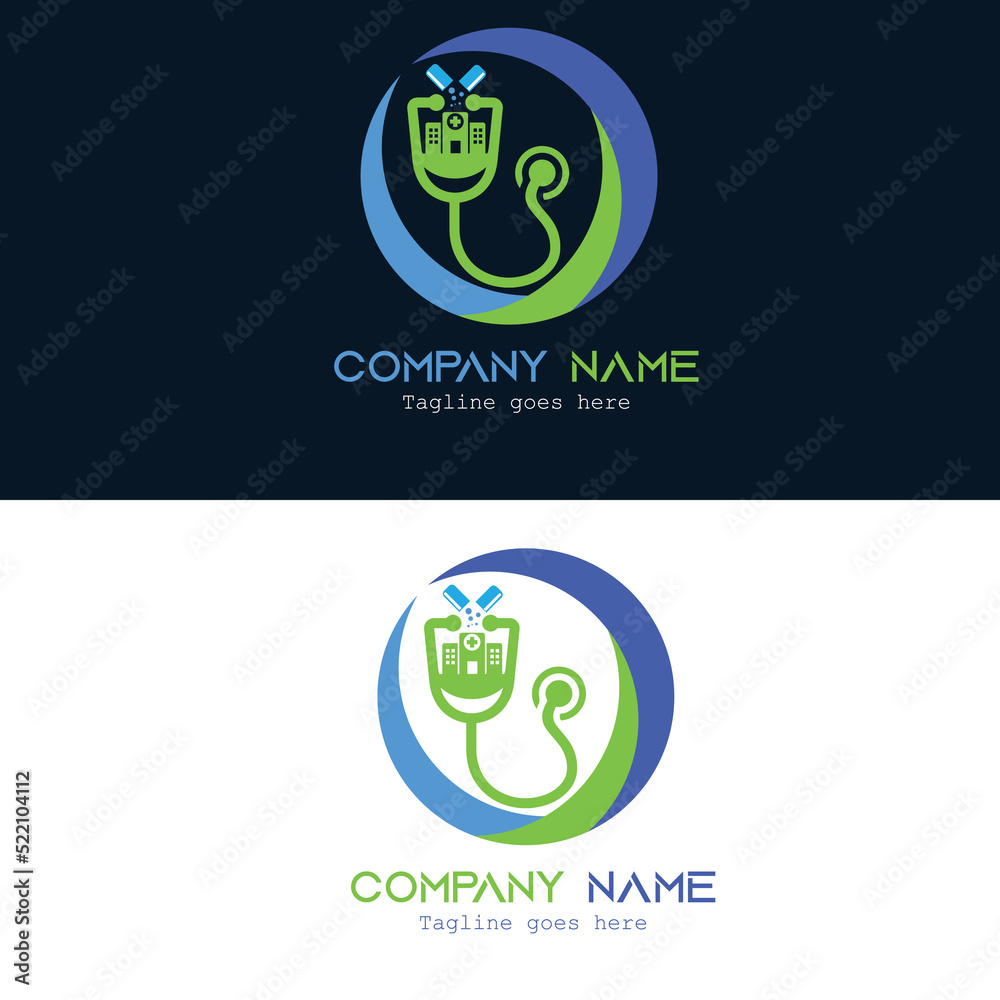 unique medical logo vector for any business especially for medical and ...