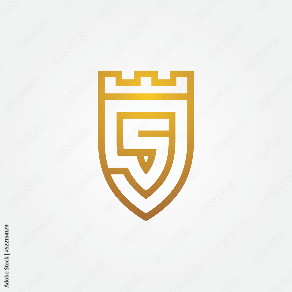 s letter. law. legal. firm. attorney logo design vector Stock Vector ...