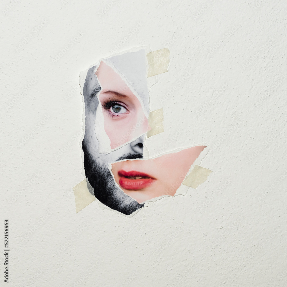 New Identity Portrait Concept Stock Photo | Adobe Stock