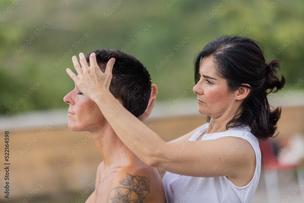 Head massage Stock Photo | Adobe Stock