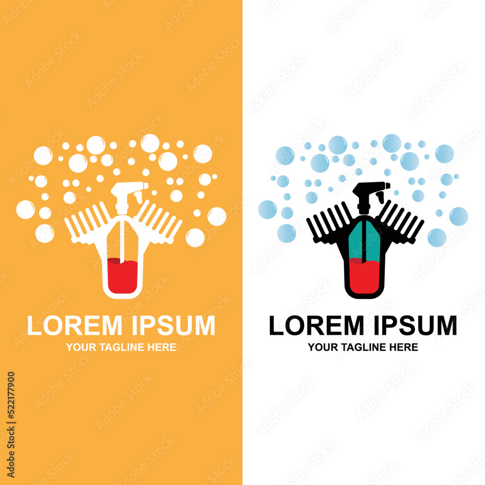 Hygiene Logo Design, Home And Earth Health Illustration Stock Vector ...