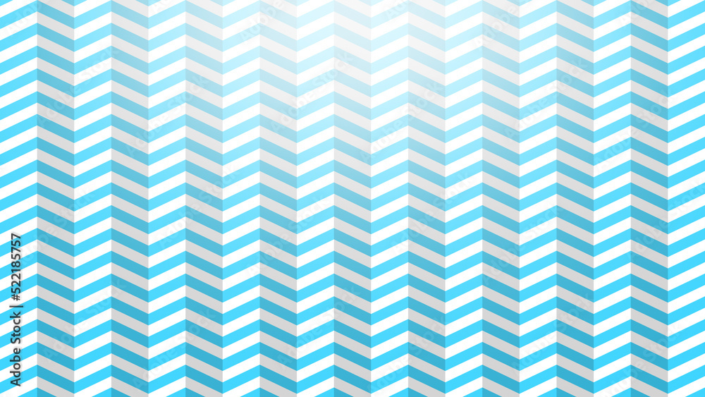 Geometric, graphic and tilted light blue lines on white with 3d and ...