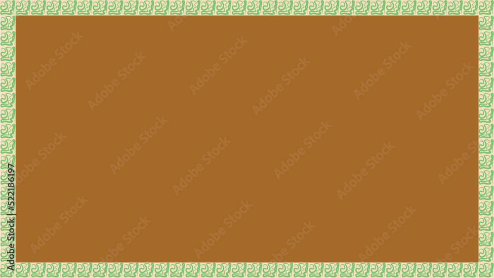 simple brown background with green worm border backdrop green snake ...