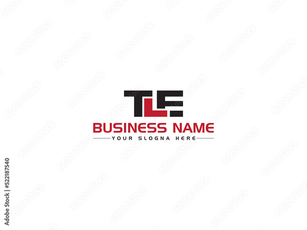 Abstract TLE Logo Icon, Creative TL Logo Letter Vector Image With ...