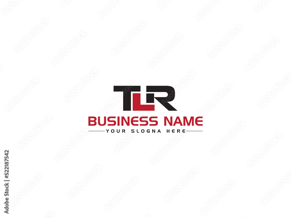 Abstract TLR Logo Icon, Creative TL Logo Letter Vector Image With ...