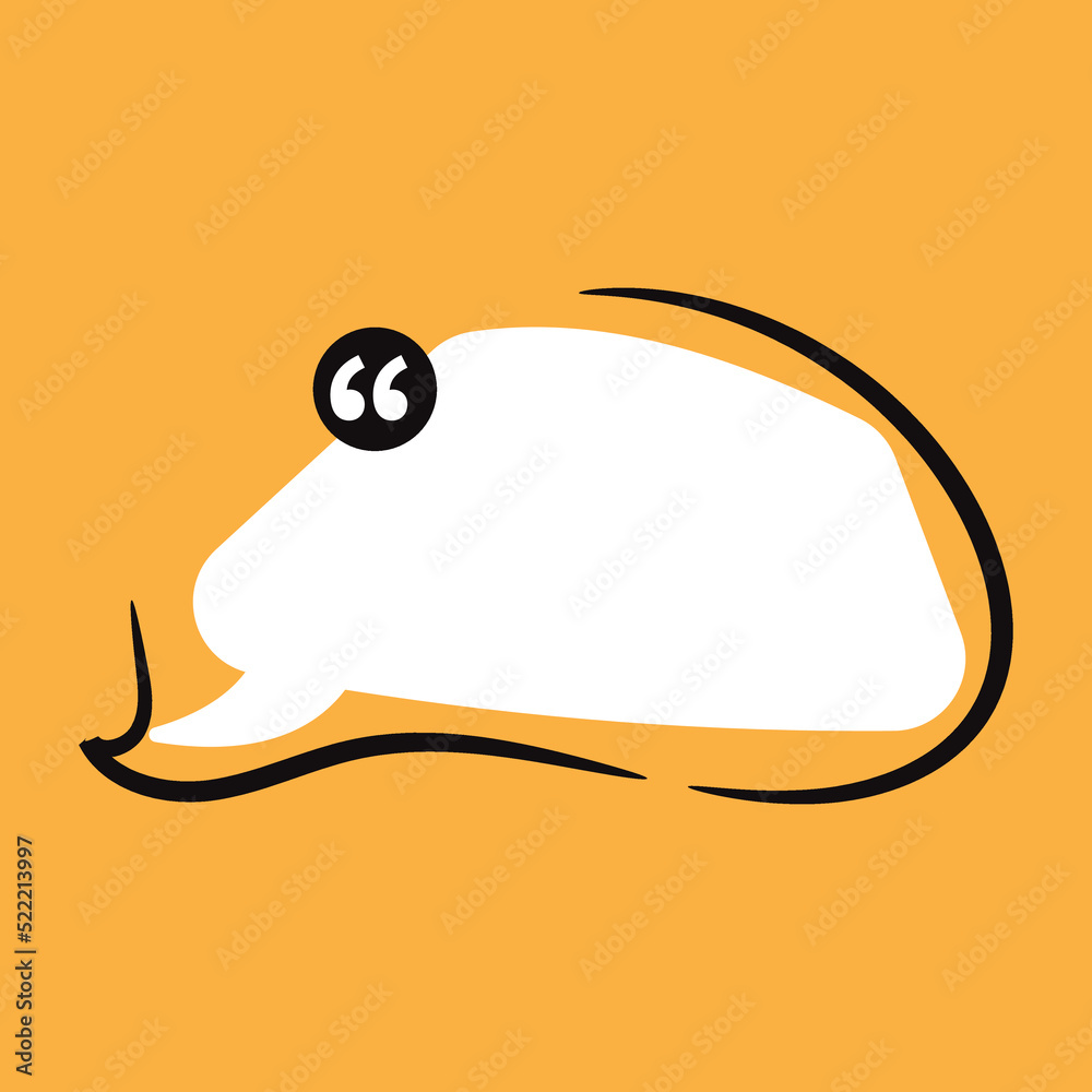 Free Quote box frame with white color. Quote box icon. Texting quote ...