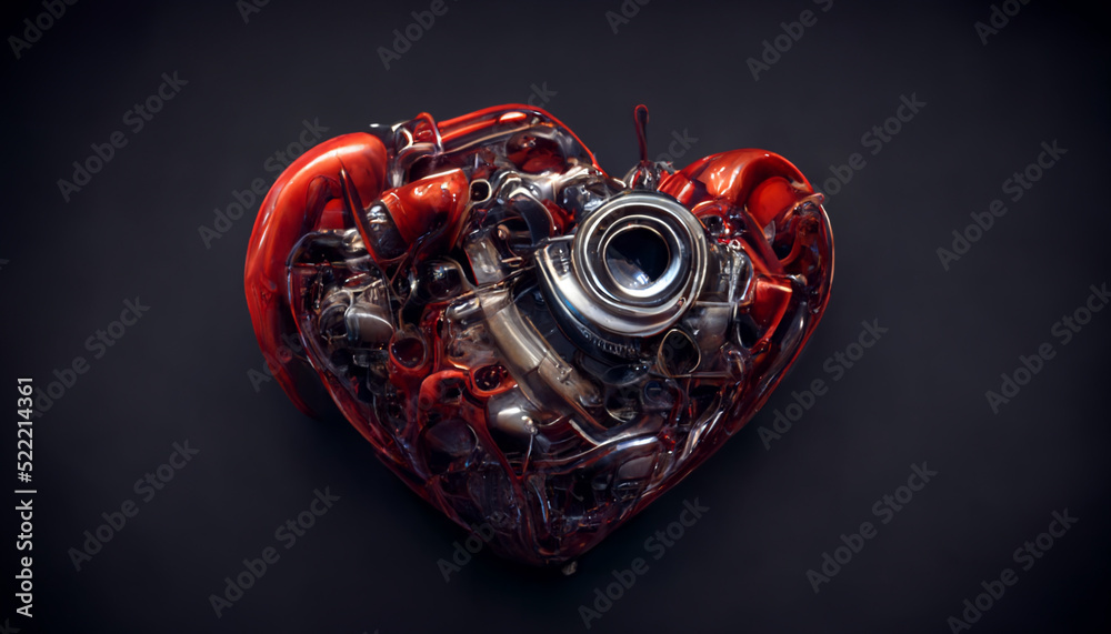 Mechanical heart, artificial heart concept, future of transplant ...